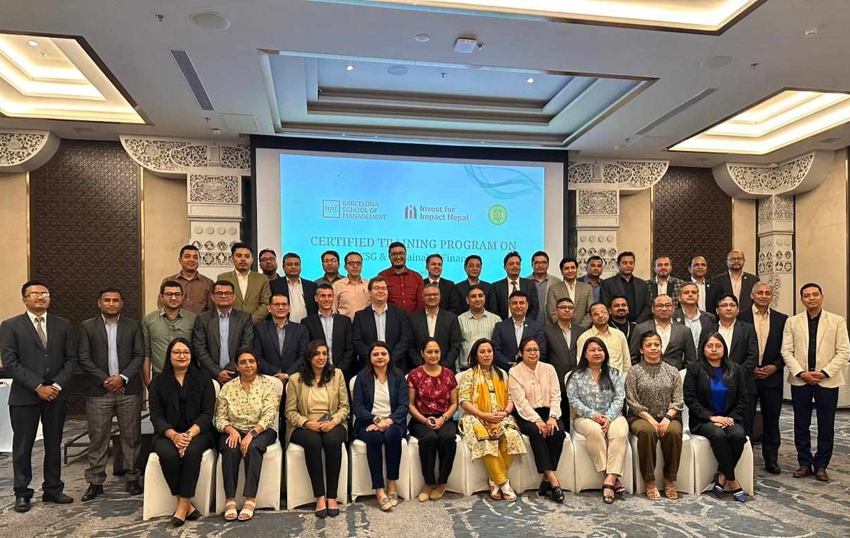 Certified Training Program on ESG & Sustainable Finance - Nepal Bankers' Association